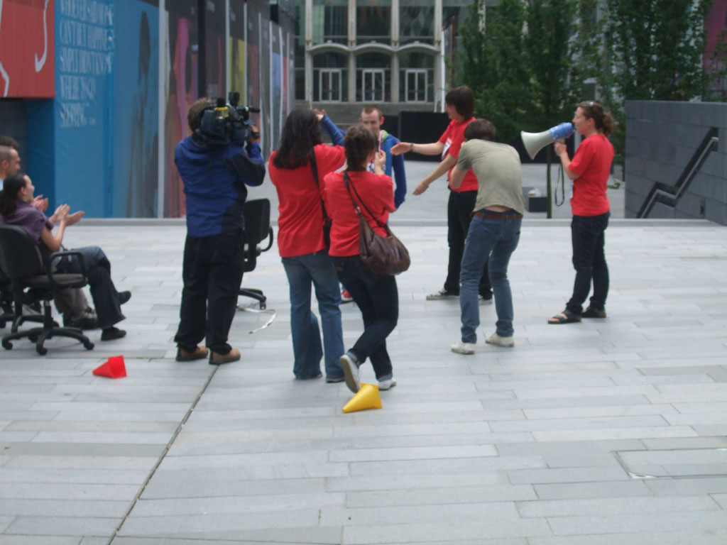 We are the Champions, Sports Day: Desk Chair Parade - Castlefield Gallery